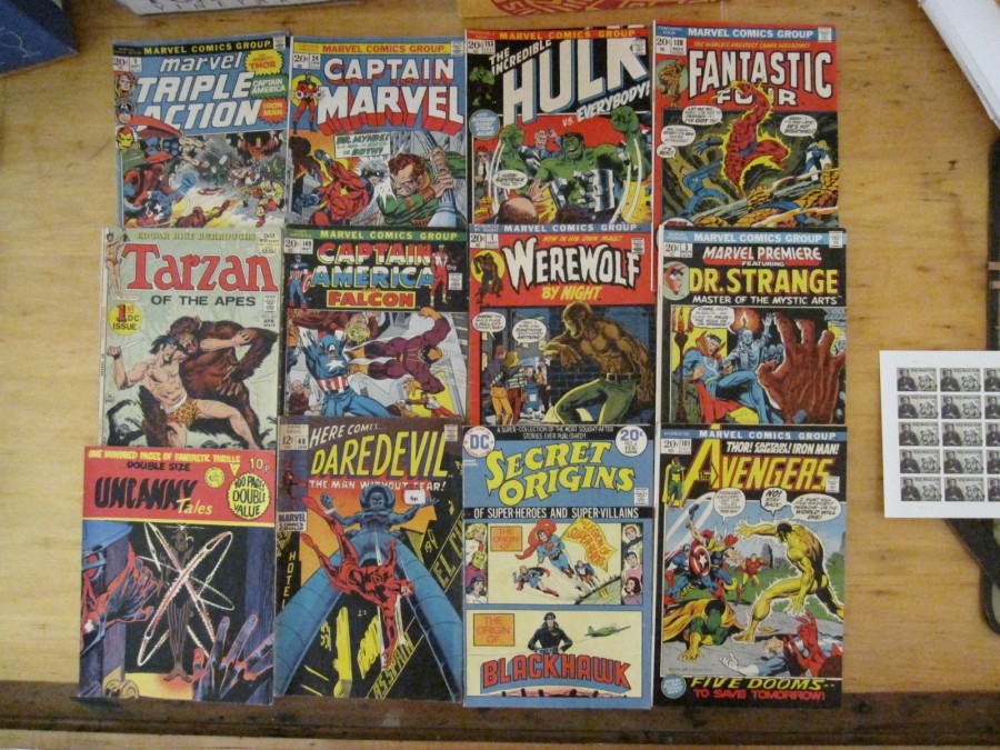 Series of Silver and Gold Age Comics